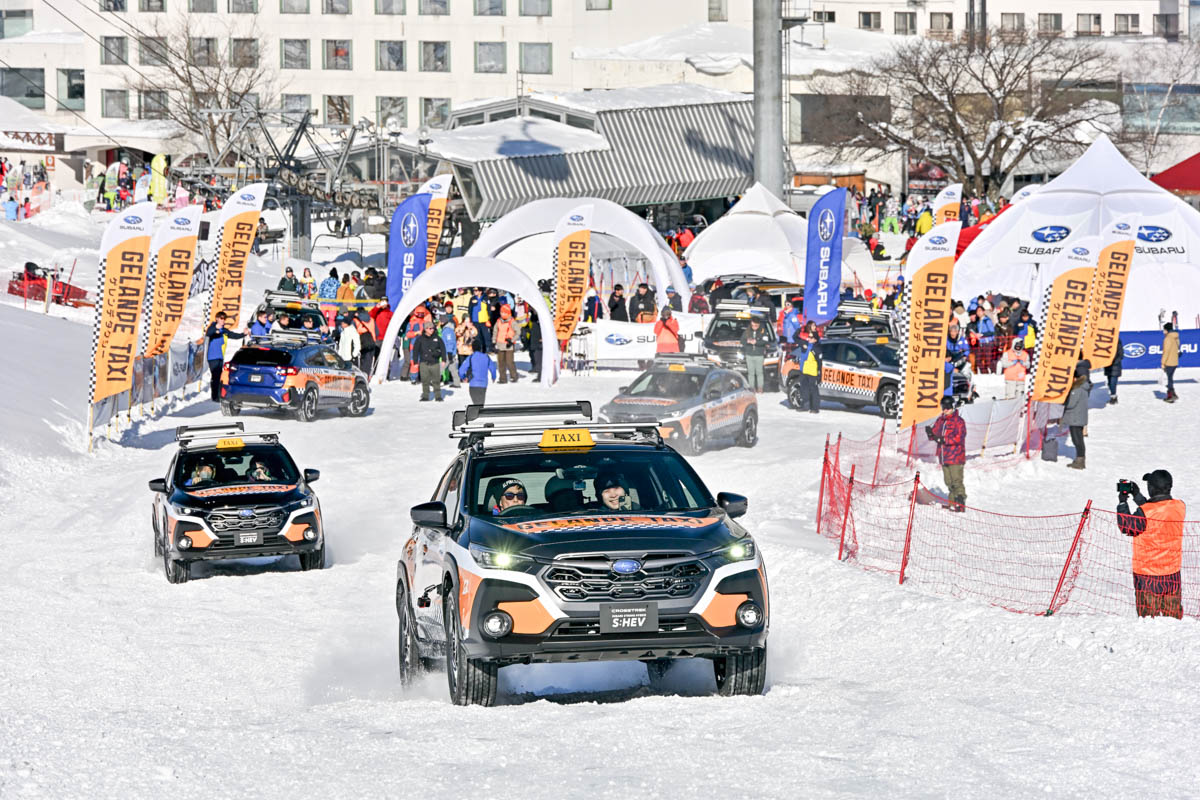 ゲレンデをクルマが走り回るってどういうこと？ 「ゲレンデタクシー」でスバルのAWDが雪の急坂に挑む！ | すばるのニュース | くるまの ...