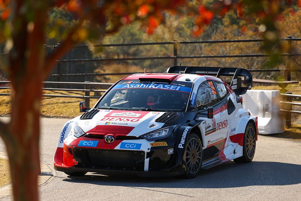 【WRC ラリージャパンDay1】WRC復帰2年目のラリージャパンが豊田スタジアムで開幕 TGR-WRTは全車がスーパーSSを確実に走りきる