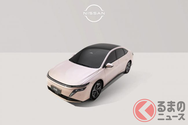 日産の新たな「ミドルセダン」公開！ 精悍顔のスタイリッシュデザイン！ 1.5L×PHEV搭載「N6」 中国に投入、特徴は？ | くるまのニュース
