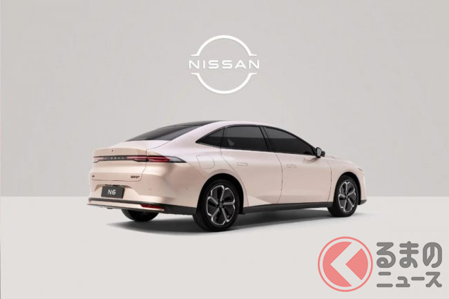 日産の新たな「ミドルセダン」公開！ 精悍顔のスタイリッシュデザイン！ 1.5L×PHEV搭載「N6」 中国に投入、特徴は？ | くるまのニュース
